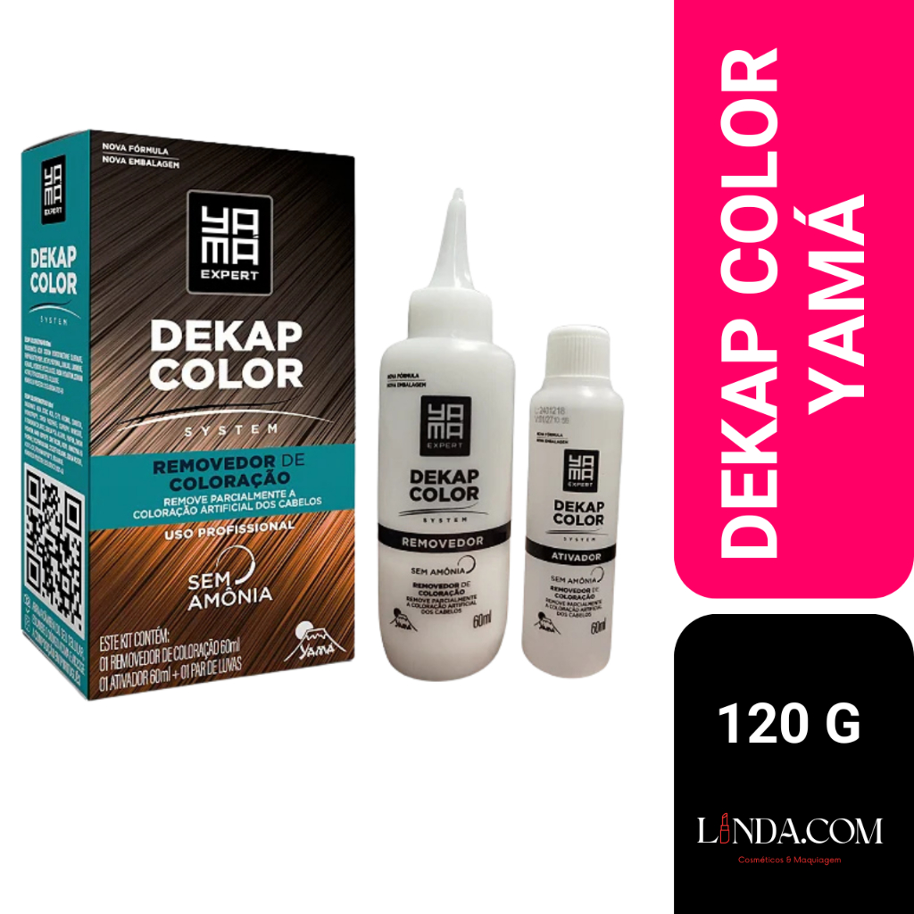 DEKAPCOLOR SYSTEM 120ML (REMOVEDOR DE COLORAÇÃO/SALÃO/CABELEIREIRO ...