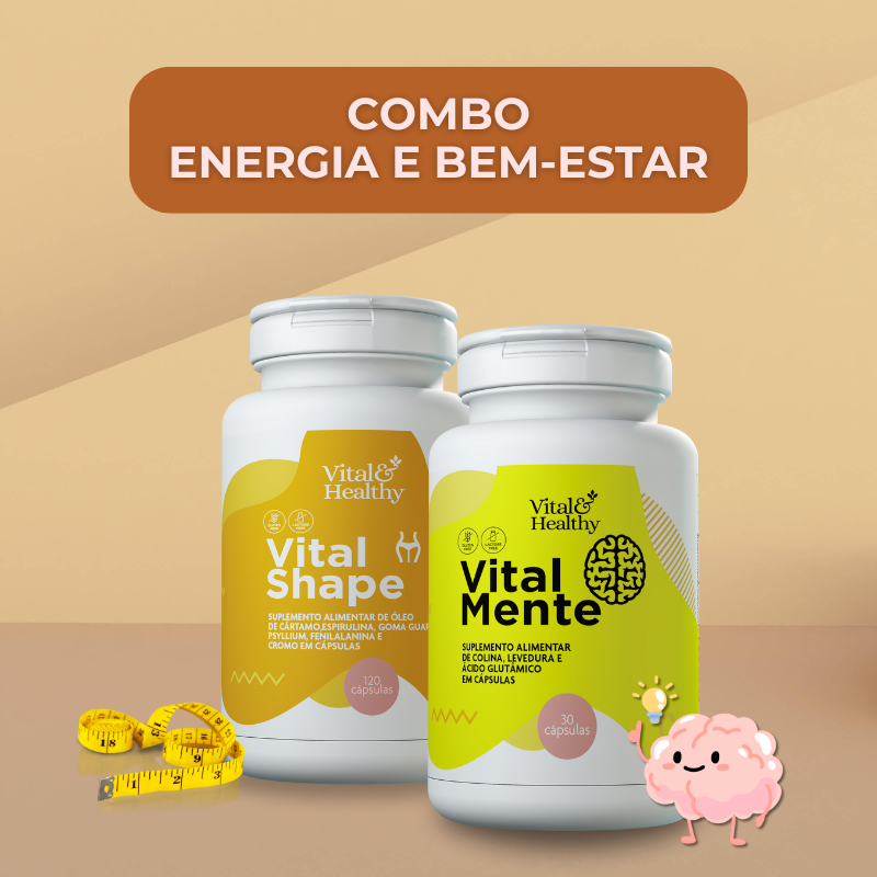 Mente Focada e Corpo Saudável | Kit Vital Shape + Vital Mente | + Presente Especial | Shopee Brasil