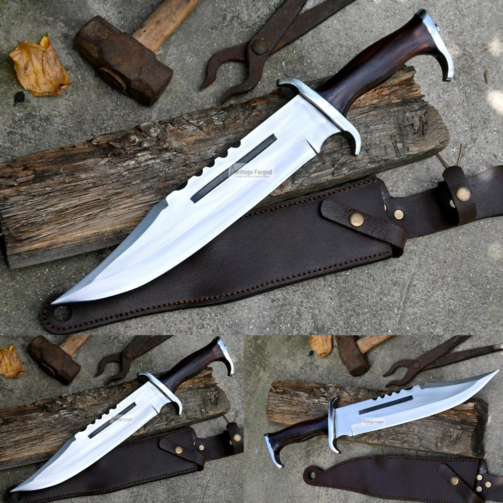 Faca De Grande Churrasco Modelo FACA RAMBO III/Rambo 3 Luxo Fulltang ...