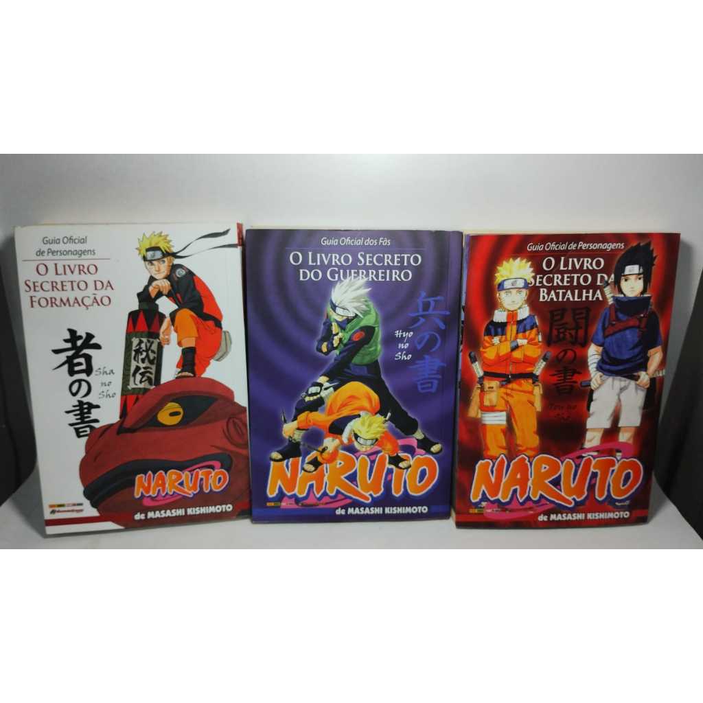 Mangá O Livro Secreto Da Batalha Naruto - Masashi Kishimoto | Shopee Brasil