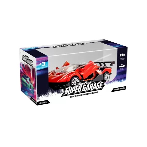 Carrinho De Metal Iron Cars Super Garage | Shopee Brasil
