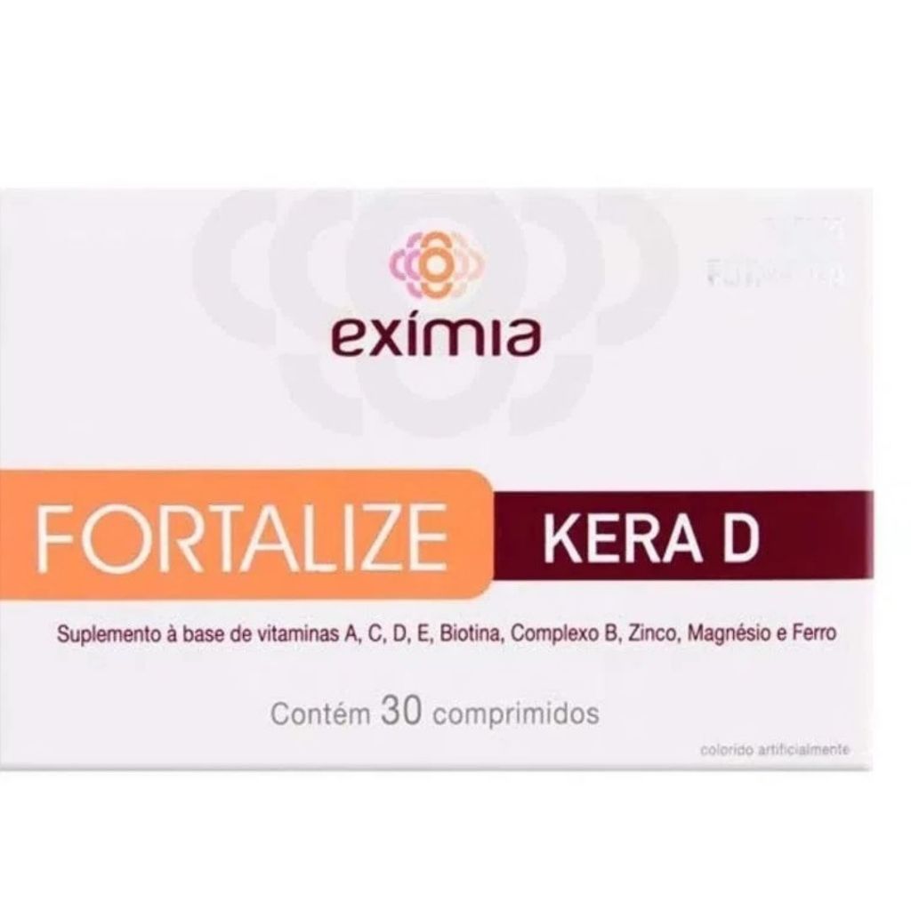 Exí­mia Fortalize Kera D Suplemento Vitamínico30 Comprimidos | Shopee ...
