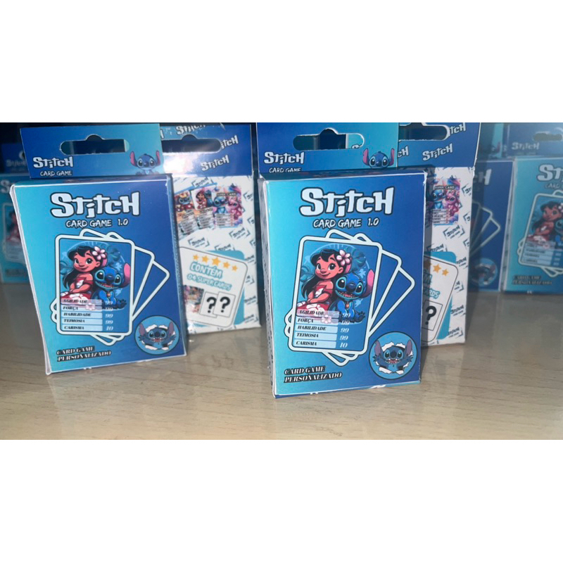 Stitch Game Card Personalizado jogo de cartas | Shopee Brasil