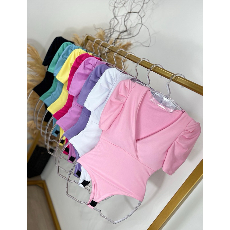 body bori bory manga bufante feminino verao | Shopee Brasil