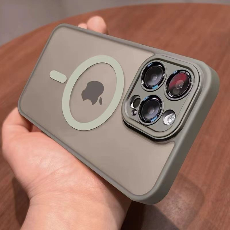 CAPA CAPINHA FOSCA COM MAGSAFE E PROTEÇÃO DE CÂMERA PARA O IPHONE 16 ...