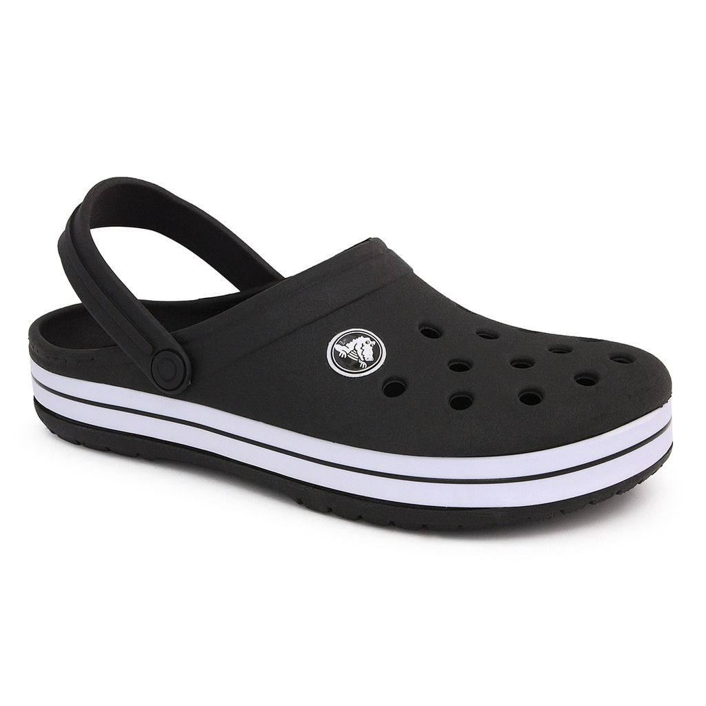 Sandália Crocs Infantil Criança Masculino Menino Preto | Shopee Brasil