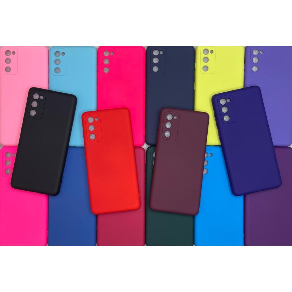 Kit Protetora Capa de Celular - S20 Fe 4G/5G - Samsung Silicone Aveludado Capinha Case | Shopee ...
