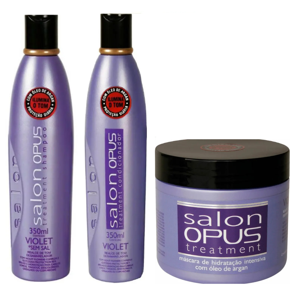 Cless Salon Opus Blond Expert Shampoo ,condic E Masc 350ml | Shopee Brasil