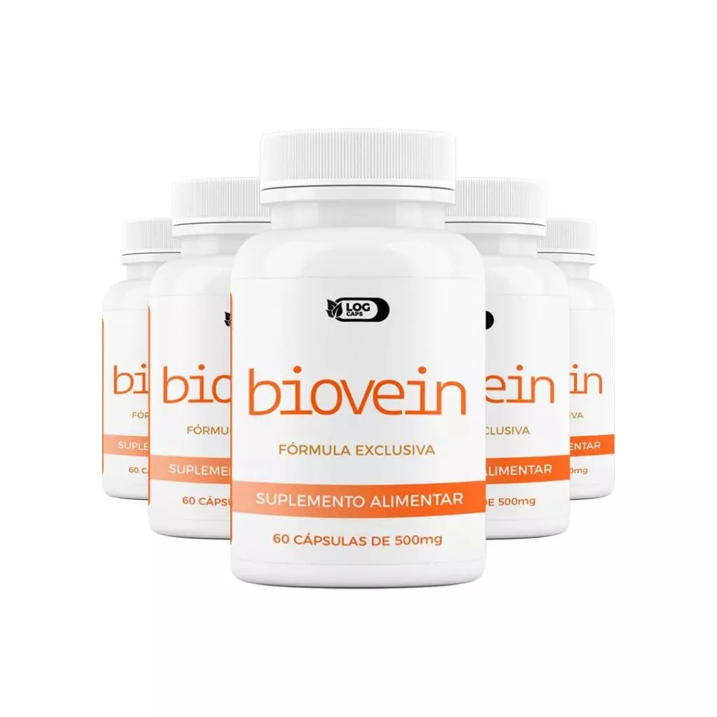 5 Biovein Original 300 Cápsulas - Envio Rápido | Shopee Brasil