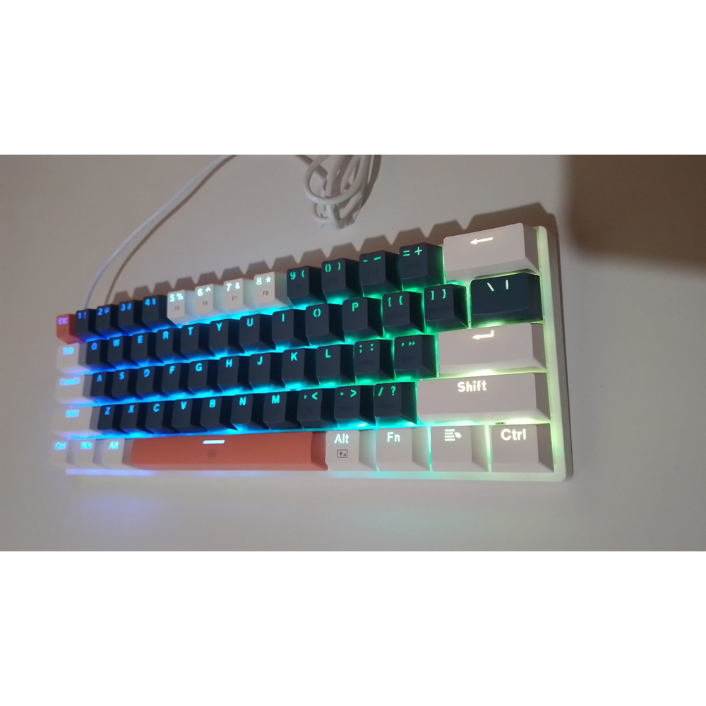 Teclado Mecânico Machenike K500-B61 Mini Formato 60% com Fio, Teclas ...
