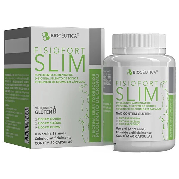 FISIOFORT SLIM 60 Cápsulas Biocêutica | Shopee Brasil
