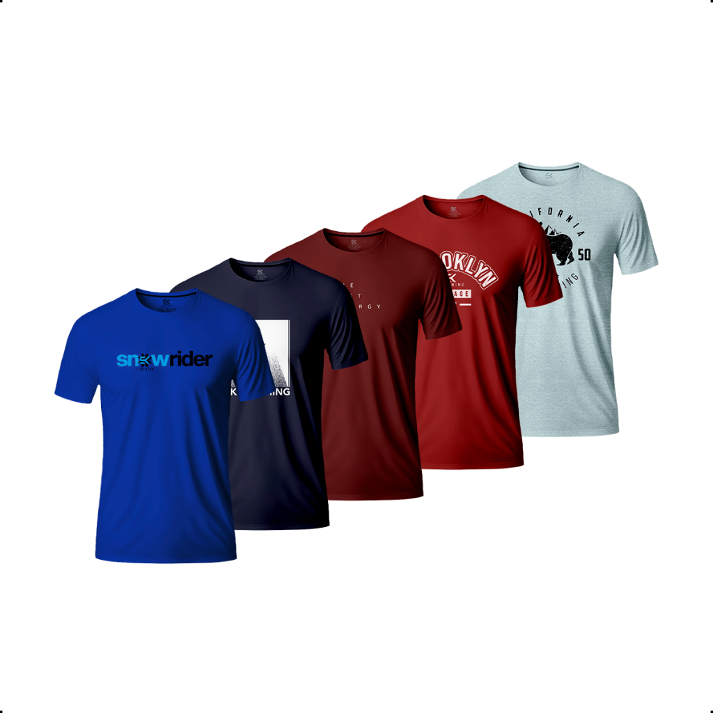 Pacote 5 camisas masculina G1 G2 G3 G4 G5 G6 100% algodao | Shopee Brasil