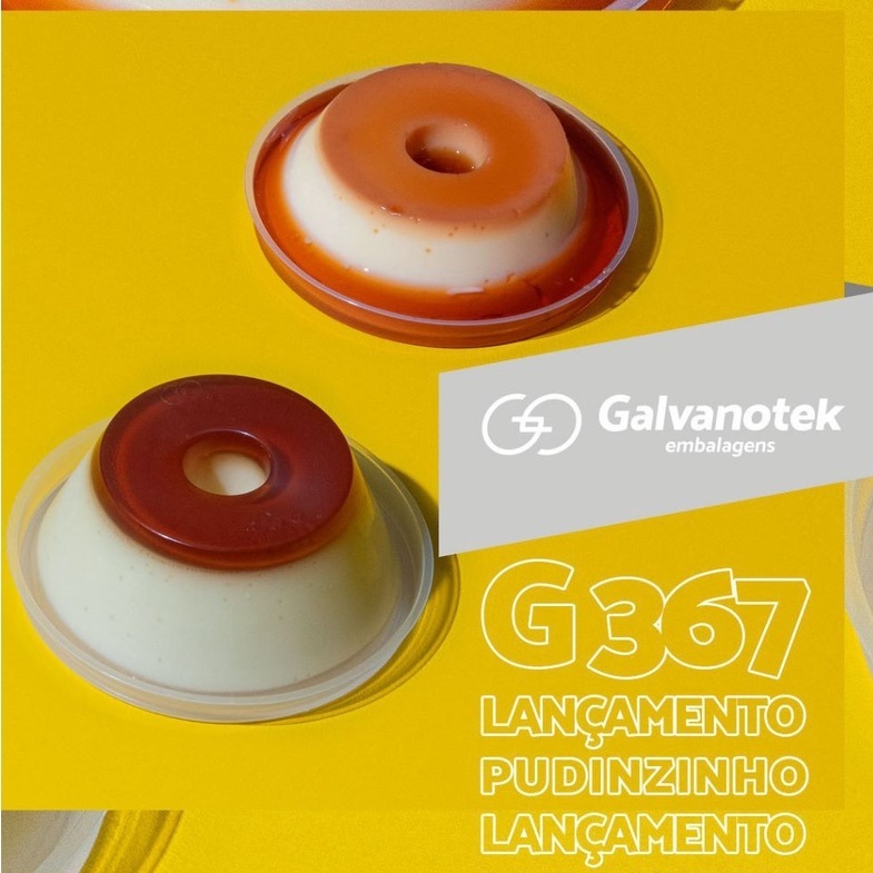 10 Formas Mini Pudim 150 ml Forneavel com Tampa Embalagem Plastica ...