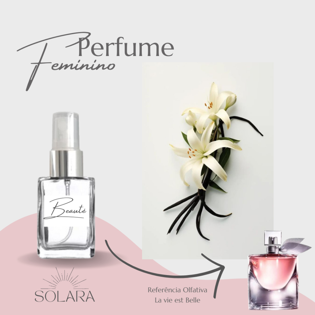 Perfume Artesanal Feminino Beauté | SOLARA | 30 ML | Shopee Brasil