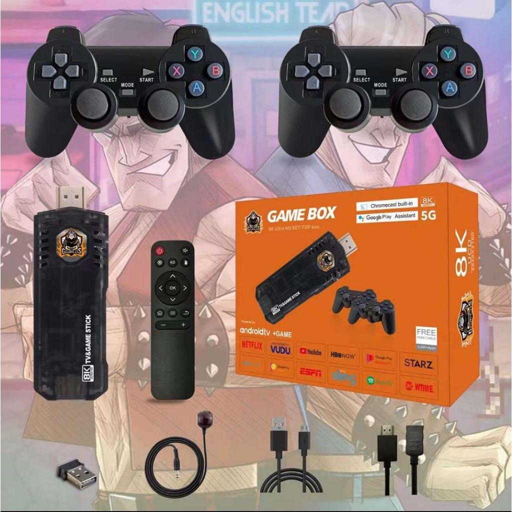 8K ultra TV BOX +GAME BOX androd tv +game （youtube+netflx) X8 | Shopee ...