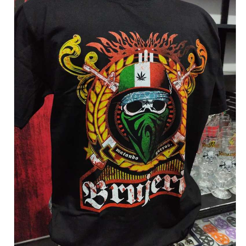Camiseta Brujeria - Matando Gueros - Brutal Wear | Shopee Brasil