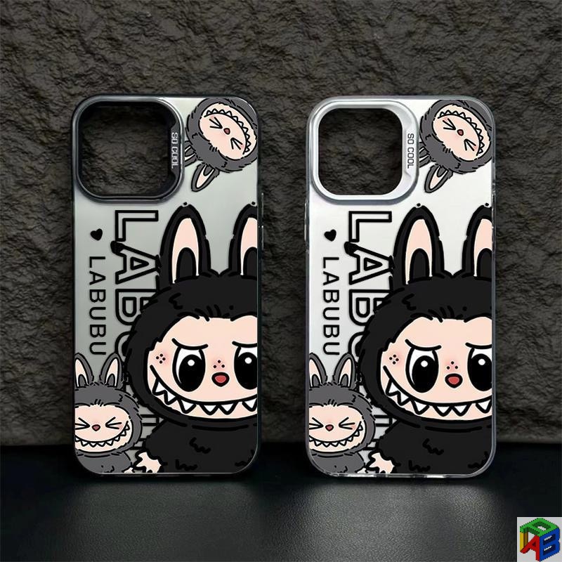 capa de celular com padrão Labubu adequada iPhone xs max xr 7 8 11 12 13 14 pro max 15 pro max ...