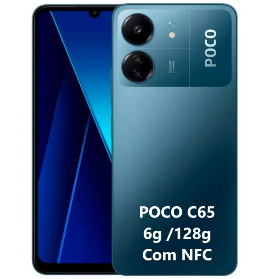 Xiaomi Poco C65 Dual SIM 128GB 6GB RAM Azul C/ NFC Versão Global ...