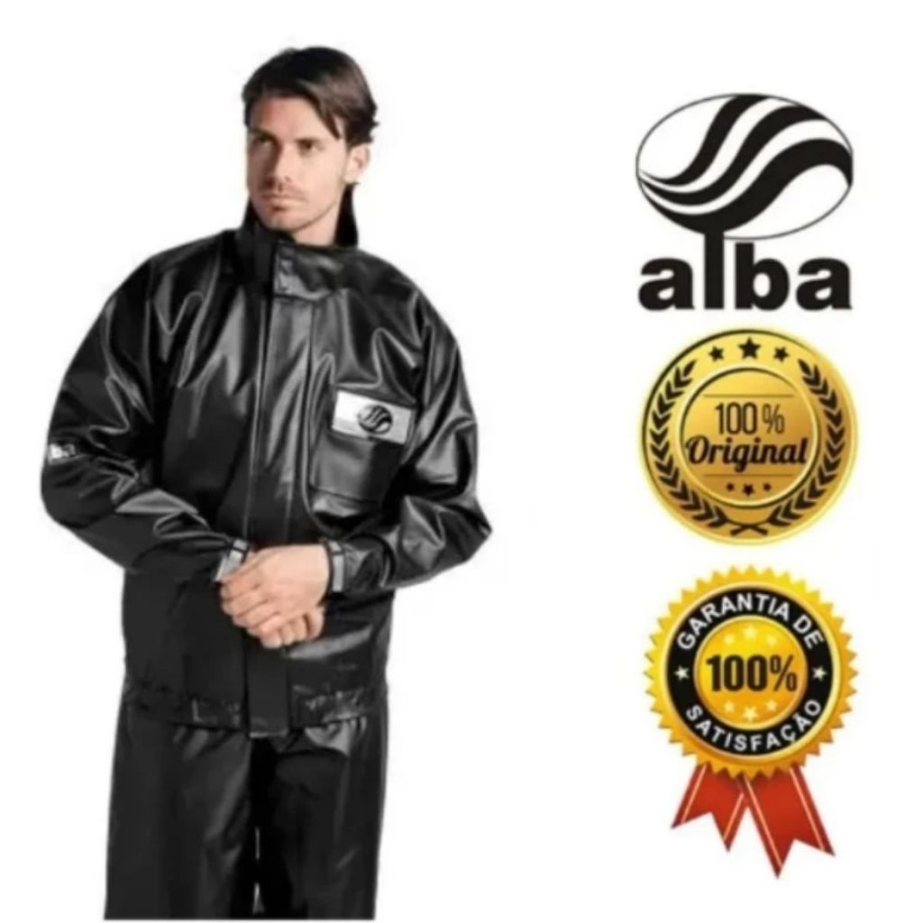Capa Chuva Roupa Alba Conjunto Europa Pvc | Shopee Brasil
