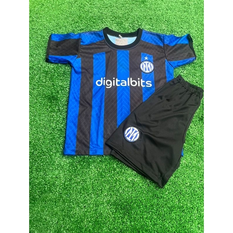 conjunto do Inter Milan infantil unissex | Shopee Brasil