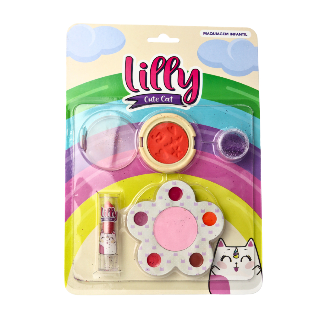 Kit infantil Lilly Cute Cat Florzinha LLC0002 | Shopee Brasil