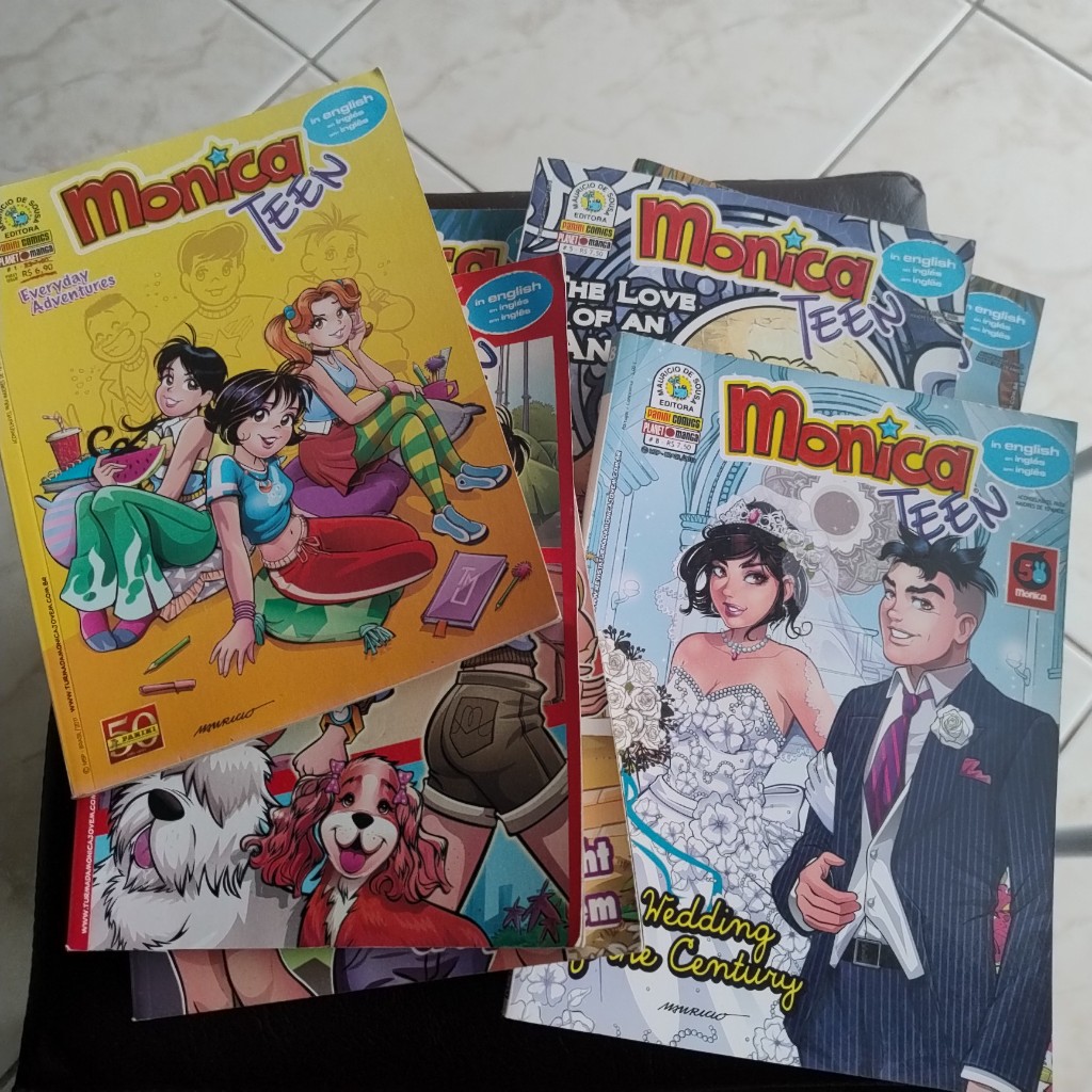 Monica Teen em inglês Turma da Mônica Jovem valor unitário gibi HQ ...