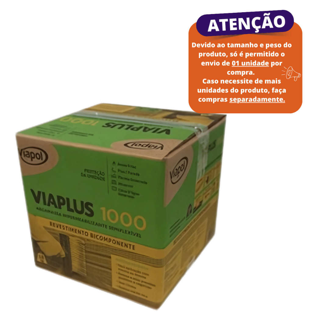 Viaplus 1000 18kg - Viapol | Shopee Brasil