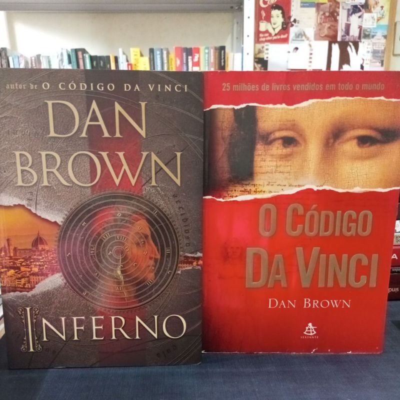 Kit de Livros Dan Brown - O Código da Vinci e Inferno | Shopee Brasil