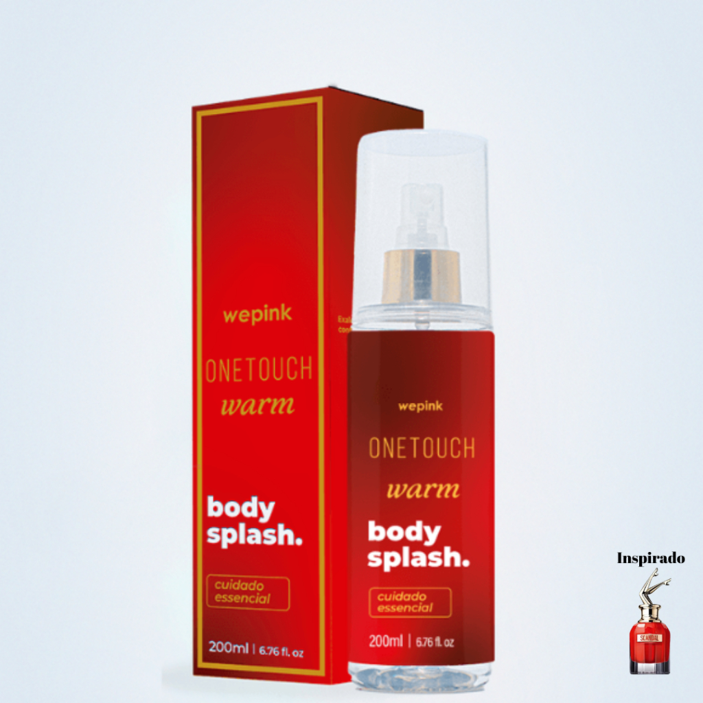 Body Splash One Touch Warm Desodorante Colônia 200ml - Wepink | Shopee ...