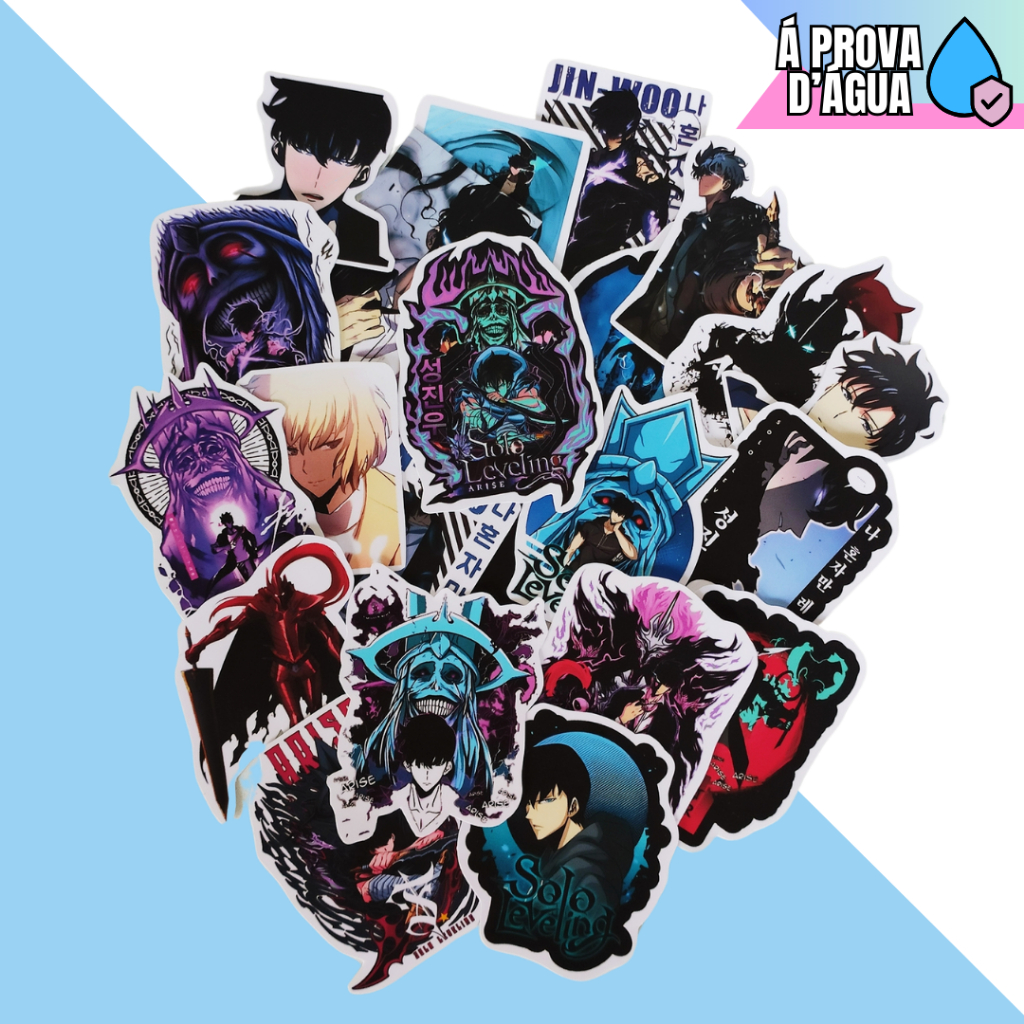 Adesivos Solo Leveling Figurinhas Anime Sticker | Shopee Brasil