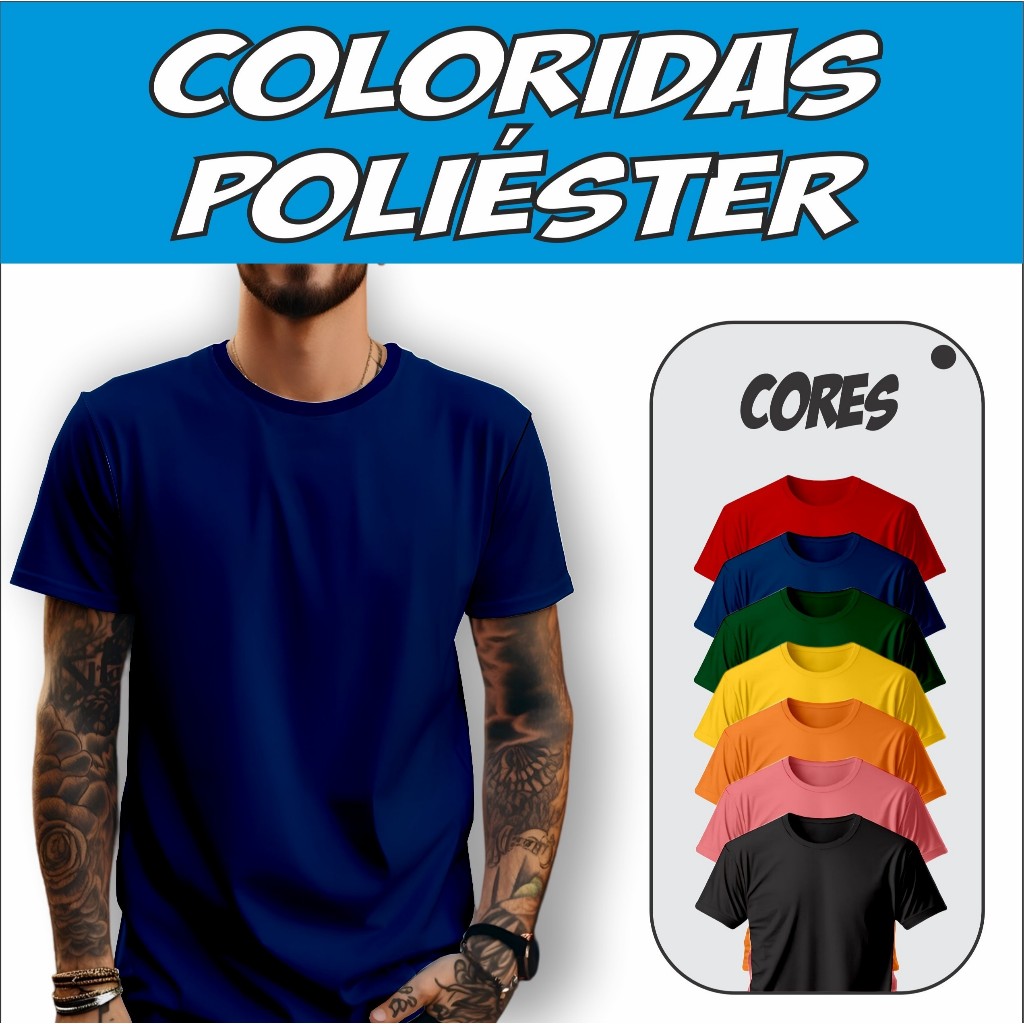 Camiseta Poliéster em Oferta | Shopee 2026