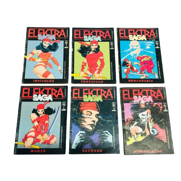Coleção Completa Hq Saga Elektra Volumes 01 Ao 06 Shopee Brasil