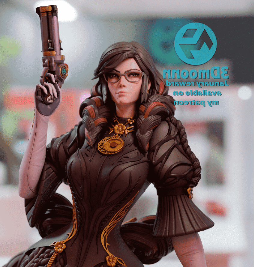 Bayonetta - Action Figure em Resina - Nintendo - Smash | Shopee Brasil