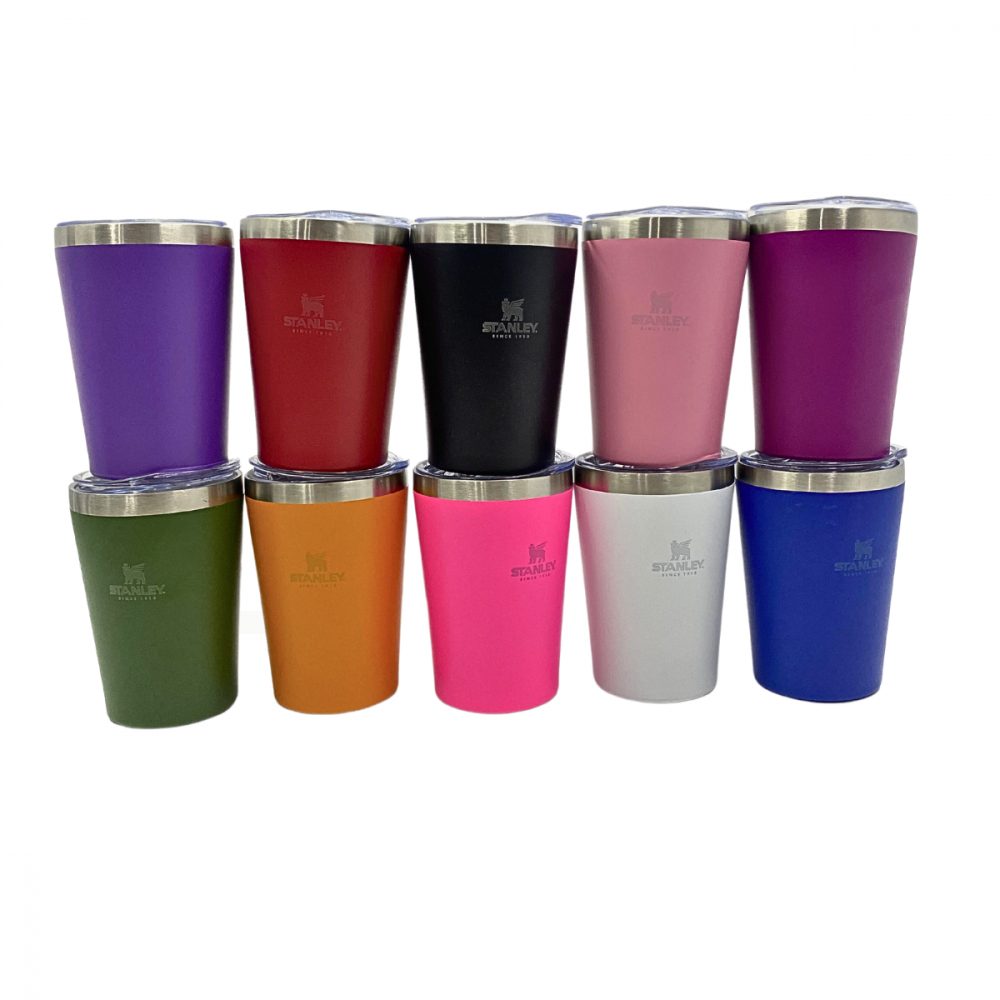 Mini Copo Térmico em Aço Inox 360 ml Com Tampa Logo Stanley | Shopee Brasil