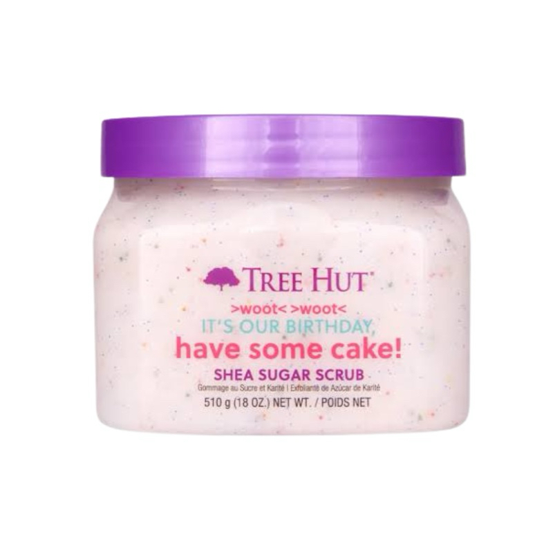 Tree Hut esfoliante corporal Birthday Cake Edição Limitada 510g ...