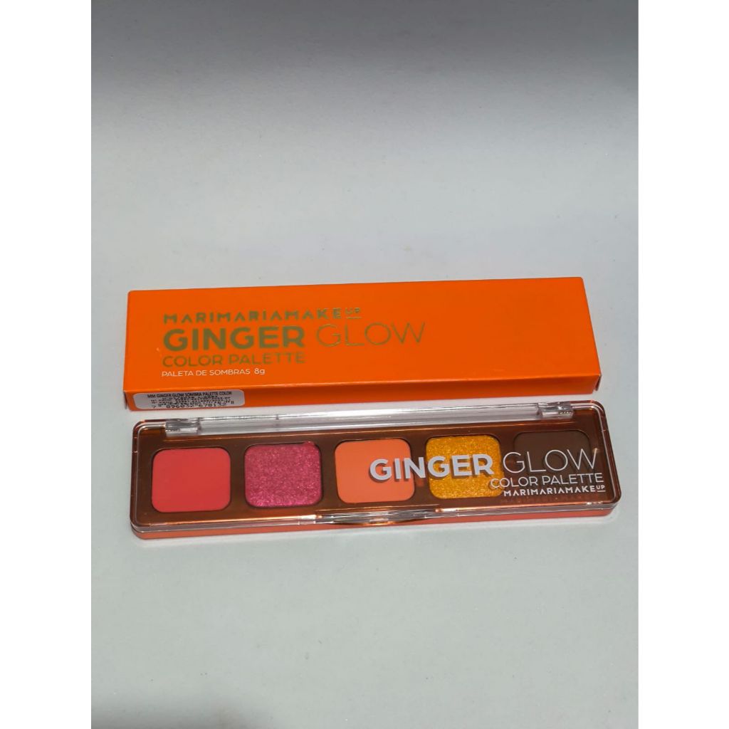 PALETA DE SOMBRAS GINGER GLOW MARI MARIA | Shopee Brasil