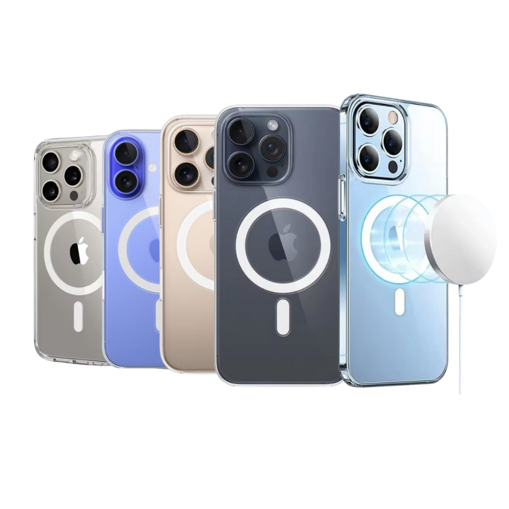 CAPINHA CASE CAPA TRANSPARENTE MAGNETICA MAGSAFE INDUÇÃO PARA IPHONE XR ...