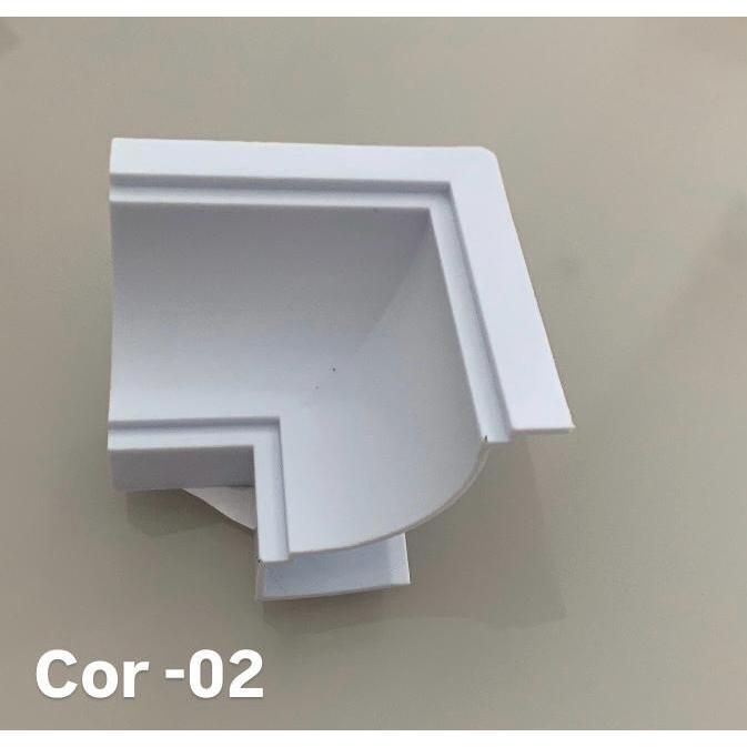 Canto pvc/interno/acabamento para forro de pvc /canto pvc/forro pvc ...