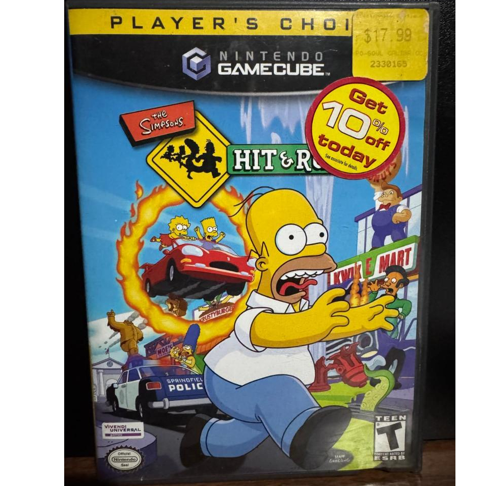 The Simpsons Hit & Run - Original Gamecube | Shopee Brasil