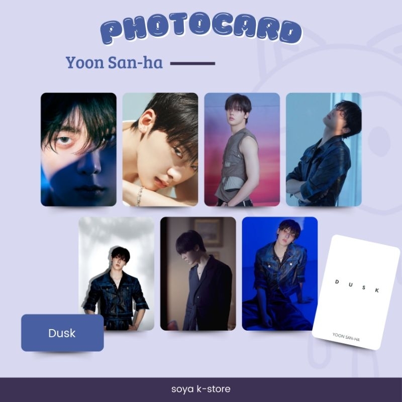 PHOTOCARD YOON SAN-HA - DUSK - SANHA - ASTRO | Shopee Brasil