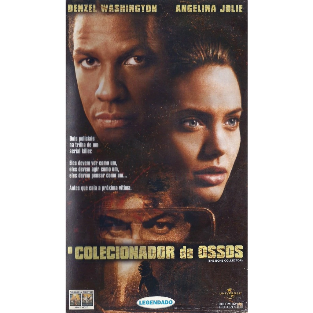 VHS Original: O Colecionador de Ossos (Queen Latifah, Michael Rooker﻿, Denzel Washington ...