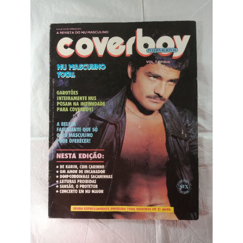 Revista Coverboy Internacional N° 2 (Raridade) / Rapazes em fotos de tirar o fôlego | Shopee Brasil