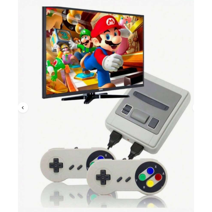 Video Game Minigame Stick Classic Super Nintendo Com 2 Controles 8 Bits ...