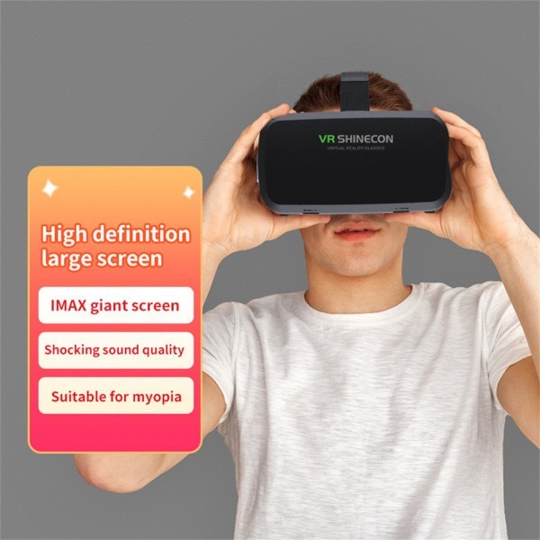 Óculos Vr Box 2.0 Realidade Virtual + Controle Cardboard 3d Bluetooth SC-G06 | Shopee Brasil