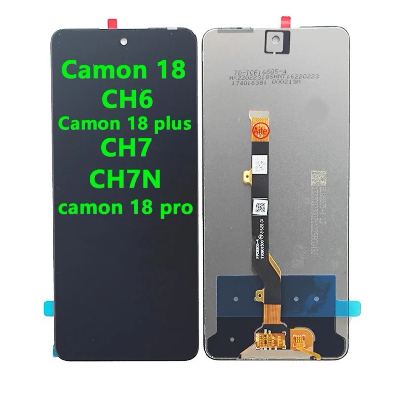 Tela Touch Display Lcd Tecno Camon 18 / Camon 18 plus / Camon 18 pro ...