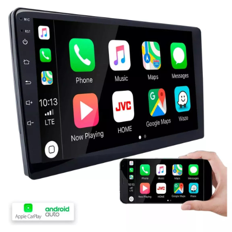 Central Multimidia 9 Polegadas Com Carplay e Androidauto Sem Fio Sistema Android GPS ...