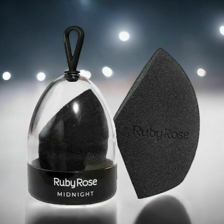 Esponja CHANFRADA de PRECISÃO MIDNIGHT para maquiagem - Ruby Rose ...