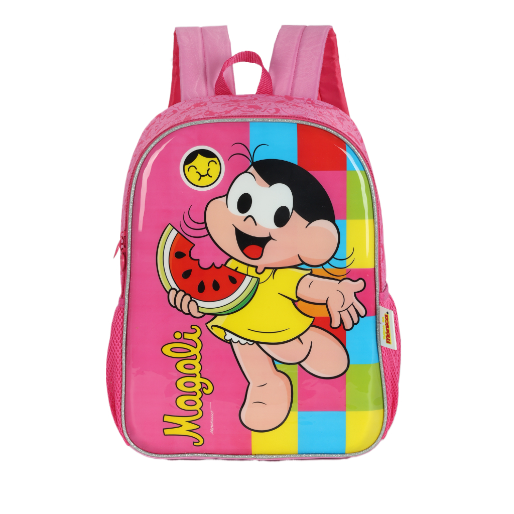 Mochila De Costa Turma Da Monica - Magali Luxcel | Shopee Brasil