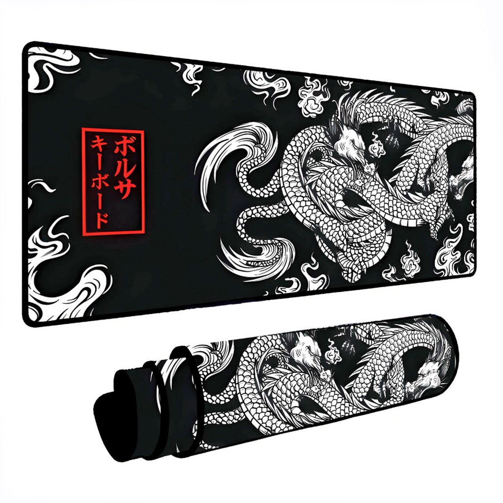 Mouse Pad Gamer Deskpad Speed Extra Grande Original Dragão Chinês ...