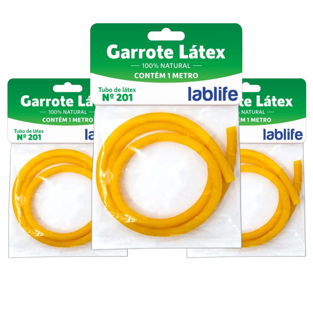 3x Elástico Garrote Látex Borracha Tripa Mico 1 Metro Nº201 | Shopee Brasil